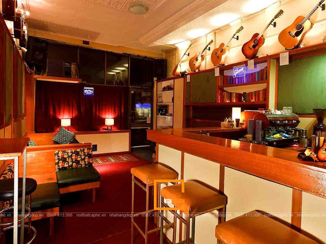 Hướng dẫn thiết kế quán cafe acoustic đẹp, tinh tế