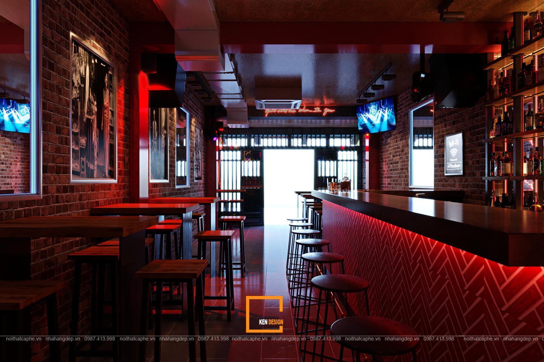 Thiết kế Local Bar - điểm dừng chân của những tâm hồn phóng thoáng