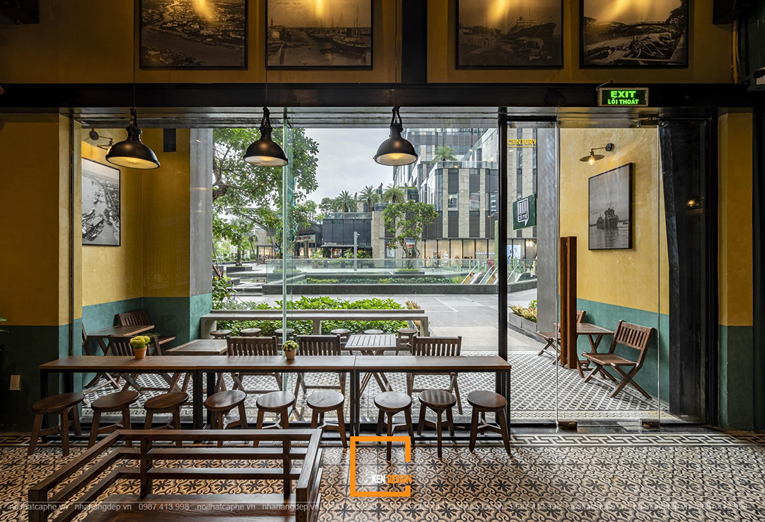 Thi công Buôn Cà Phê Landmark - Sống động trong từng chi tiết