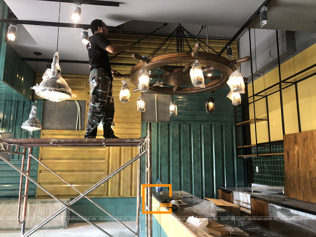 Thi công Buôn Cà Phê Landmark - Sống động trong từng chi tiết