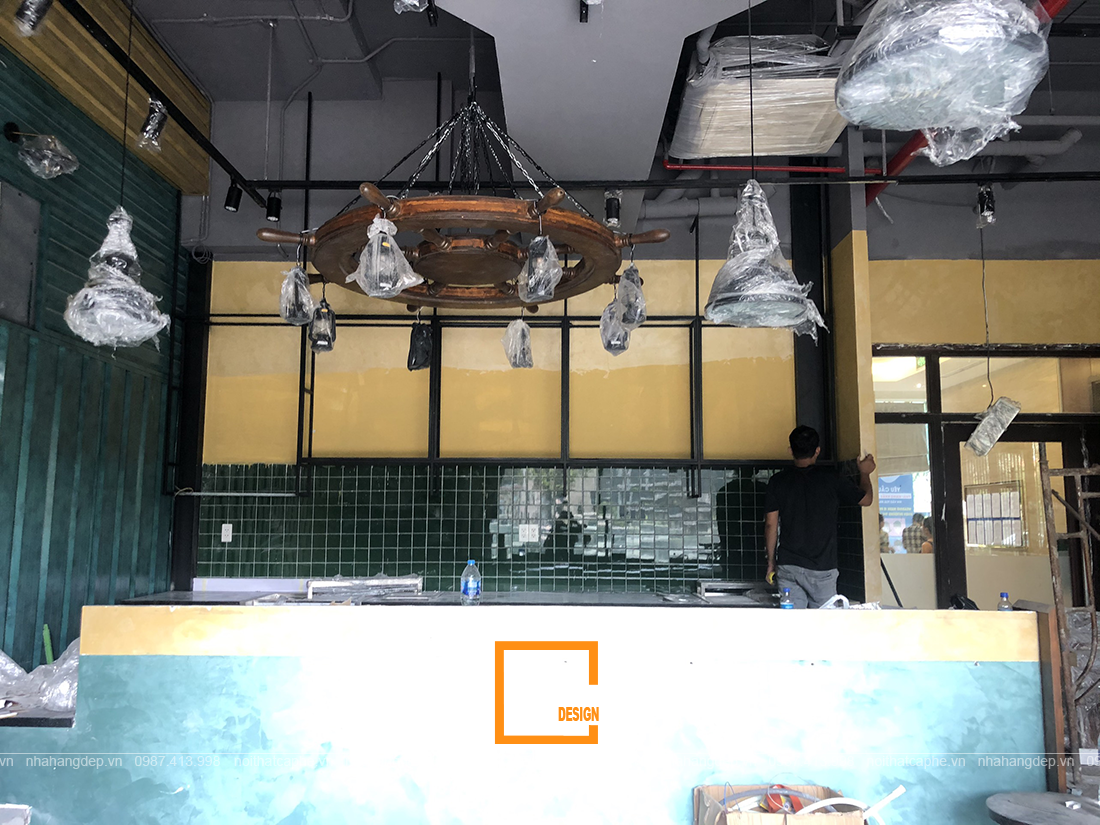 Thi công Buôn Cà Phê Landmark - Sống động trong từng chi tiết